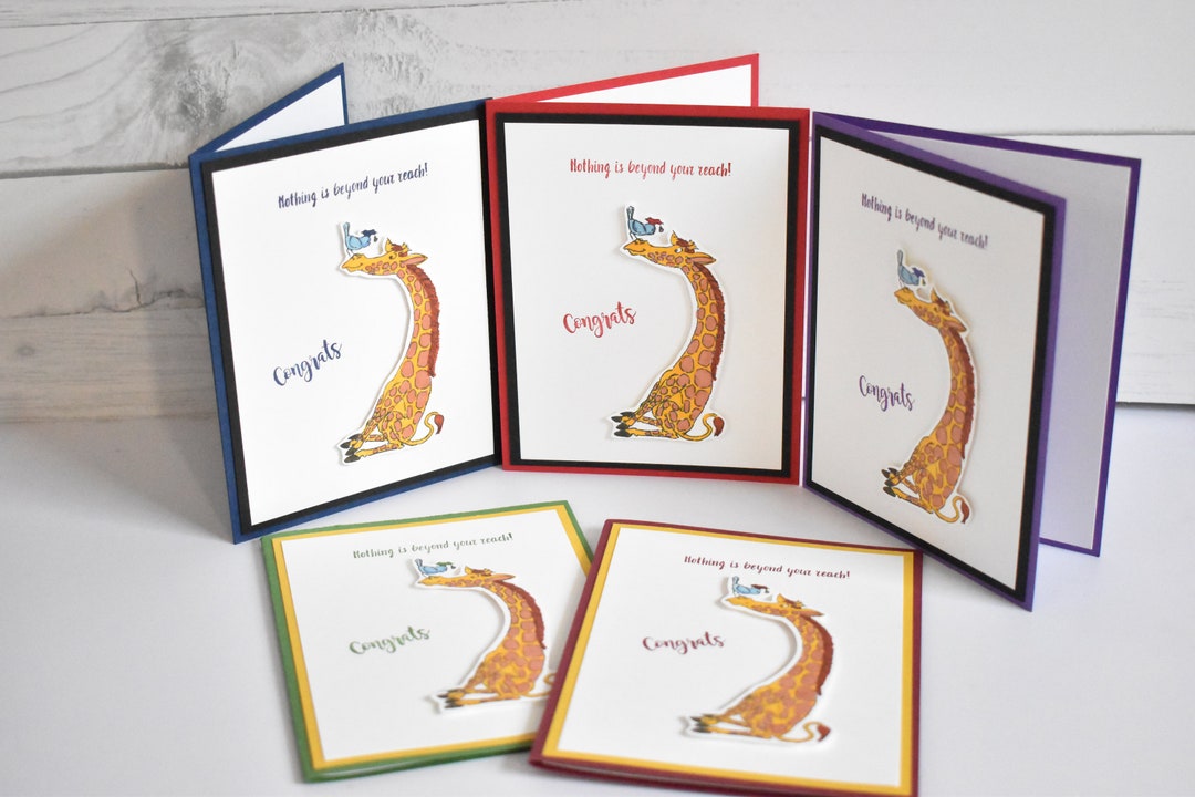 Graduation 2025 Card With Giraffe, Made to Order - Etsy
