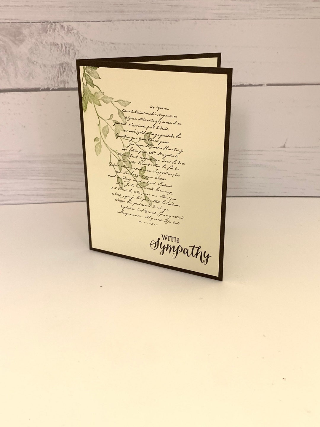 Sympathy Condolence Card - Etsy