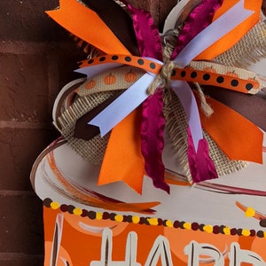 Pumpkin Spice Door Hanger Fall Home Decor PSL Pumpkin Spice Latte ...