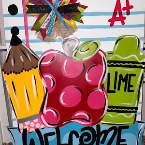 Back to School Classroom Decor | Teacher Door Hanger | Welcome to Class ...