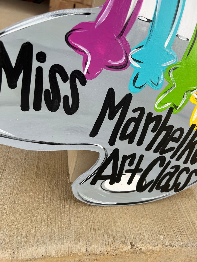 Welcome to Art Class Art Teacher Door Hanger Classroom - Etsy