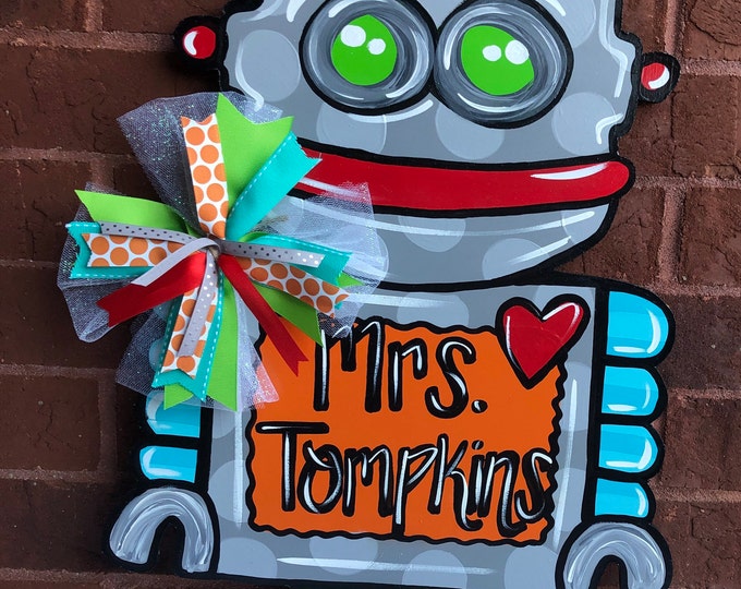 Robot Robotics Teacher STEM Classroom Science Teacher Class Decor ...