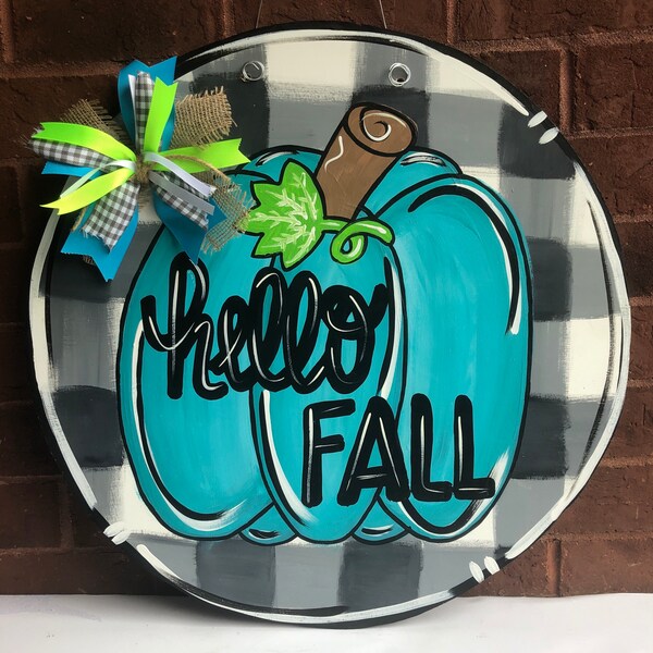 September Door Hanger - Etsy