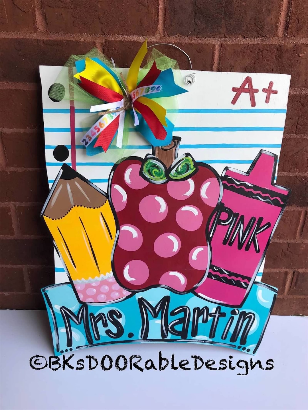 Back to School Classroom Decor | Teacher Door Hanger | Welcome to Class ...