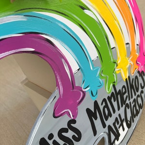 Welcome to Art Class Art Teacher Door Hanger Classroom Decor Paint ...