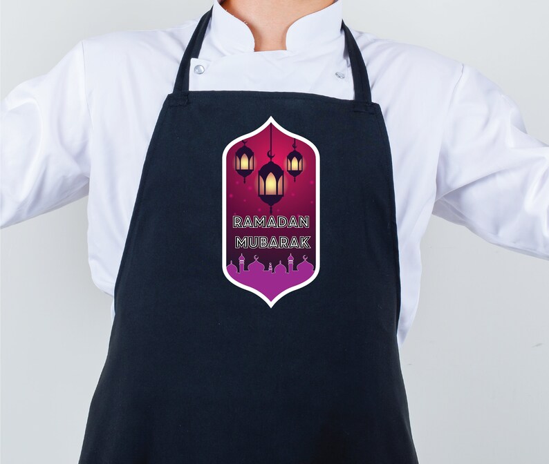 Ramadan Apron 100% Cotton Islamic Apron Eid Apron Ramadan | Etsy