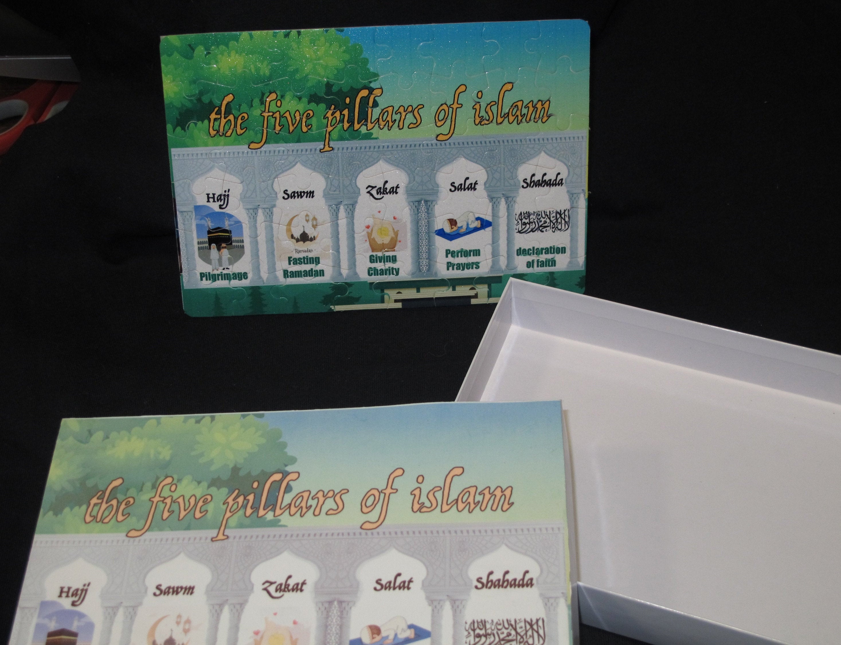 Ramadan Puzzle Eid Puzzle Gift for Muslim Kids Islamic | Etsy