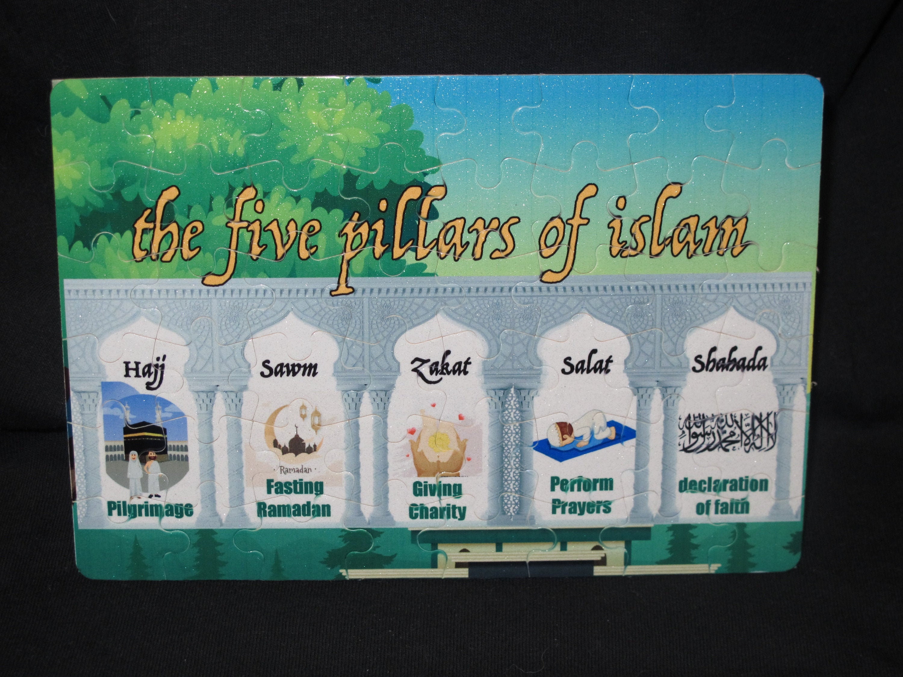 Ramadan Puzzle Eid Puzzle Gift for Muslim Kids Islamic | Etsy