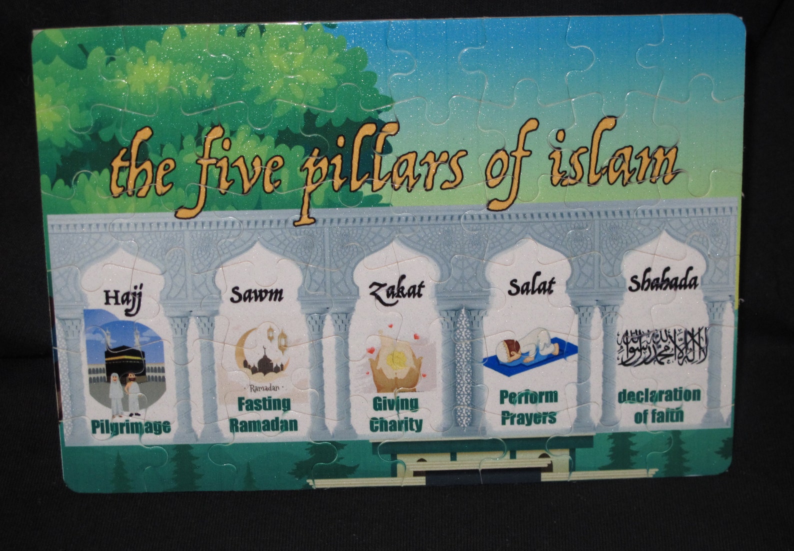 Ramadan Puzzle Eid Puzzle Gift for Muslim Kids Islamic - Etsy