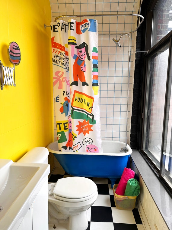 Quirky Shower Curtains
