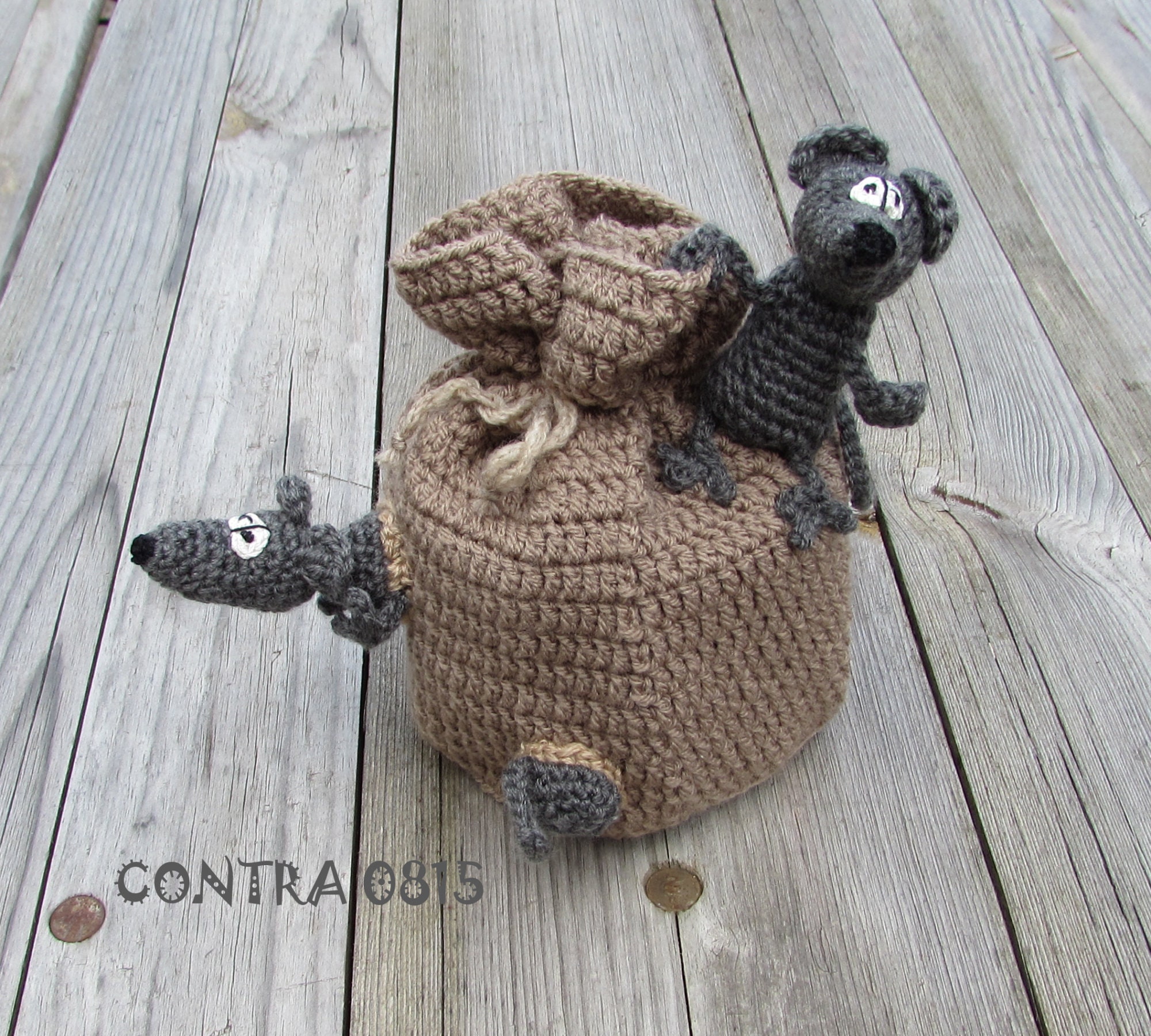 Sackratten Klopapierhut Scherzartikel Ratten Mäuse kaufen | Etsy