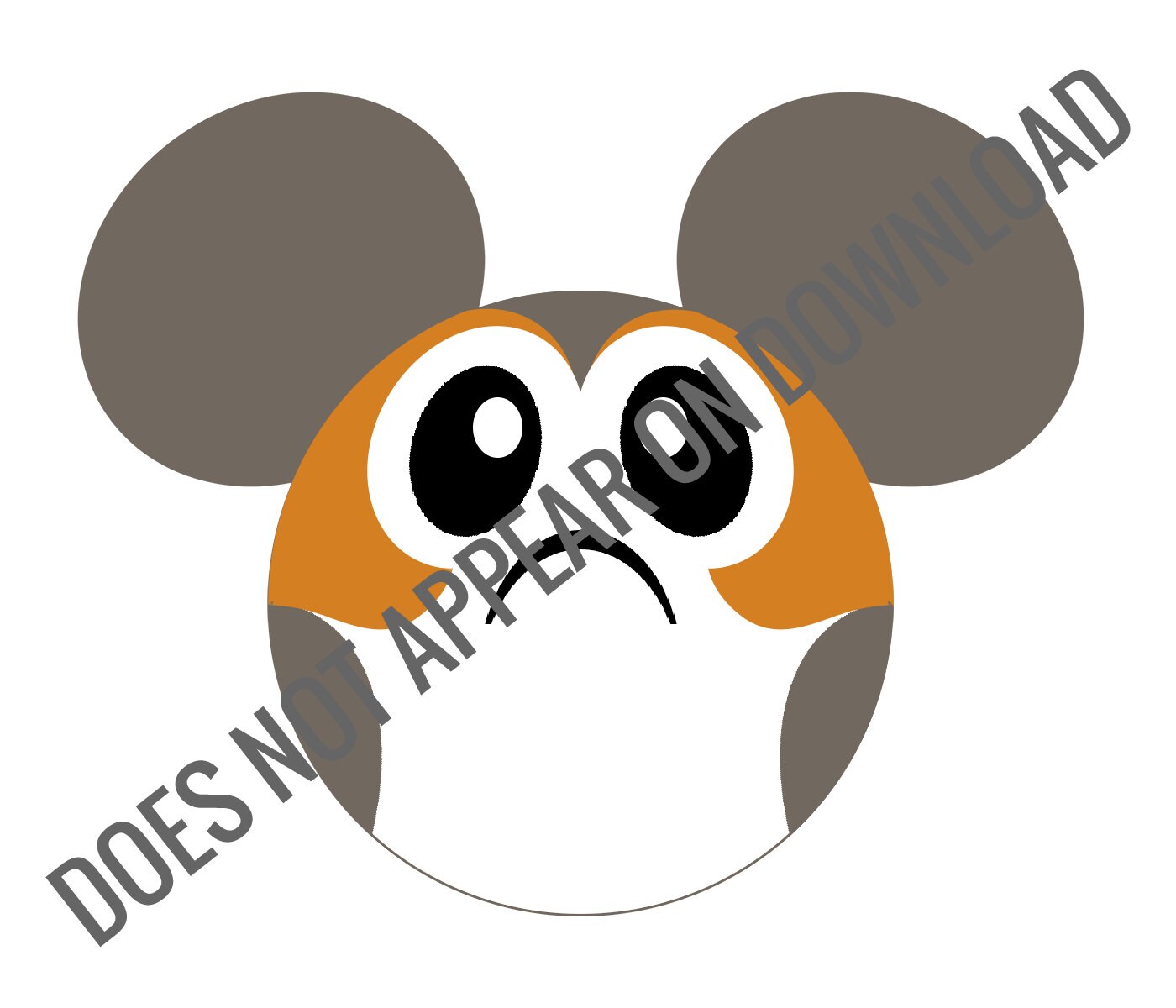 Star Wars (new Characters) Decorated Mouse Ears Silhouette - for T ...