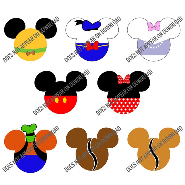 Mickey Ears Svg - Etsy