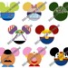 Toy Story Decorated Mouse Ears Silhouettes - for T-shirt Printing - Etsy