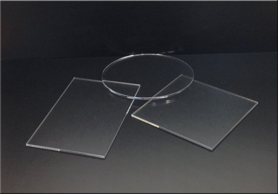 Smaller Square Clear Acrylic Protective Acrylic Tabletop Cover ...