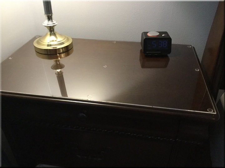 Smaller Square Clear Acrylic Protective Acrylic Tabletop Cover ...