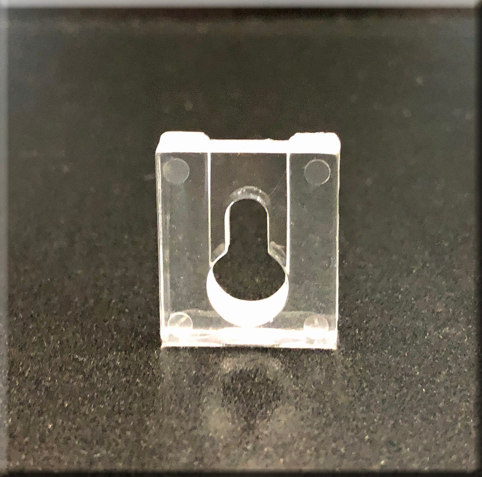 Clear Plastic Lucite Acrylic Keyhole Picture Frame Hardware Photo Wall ...