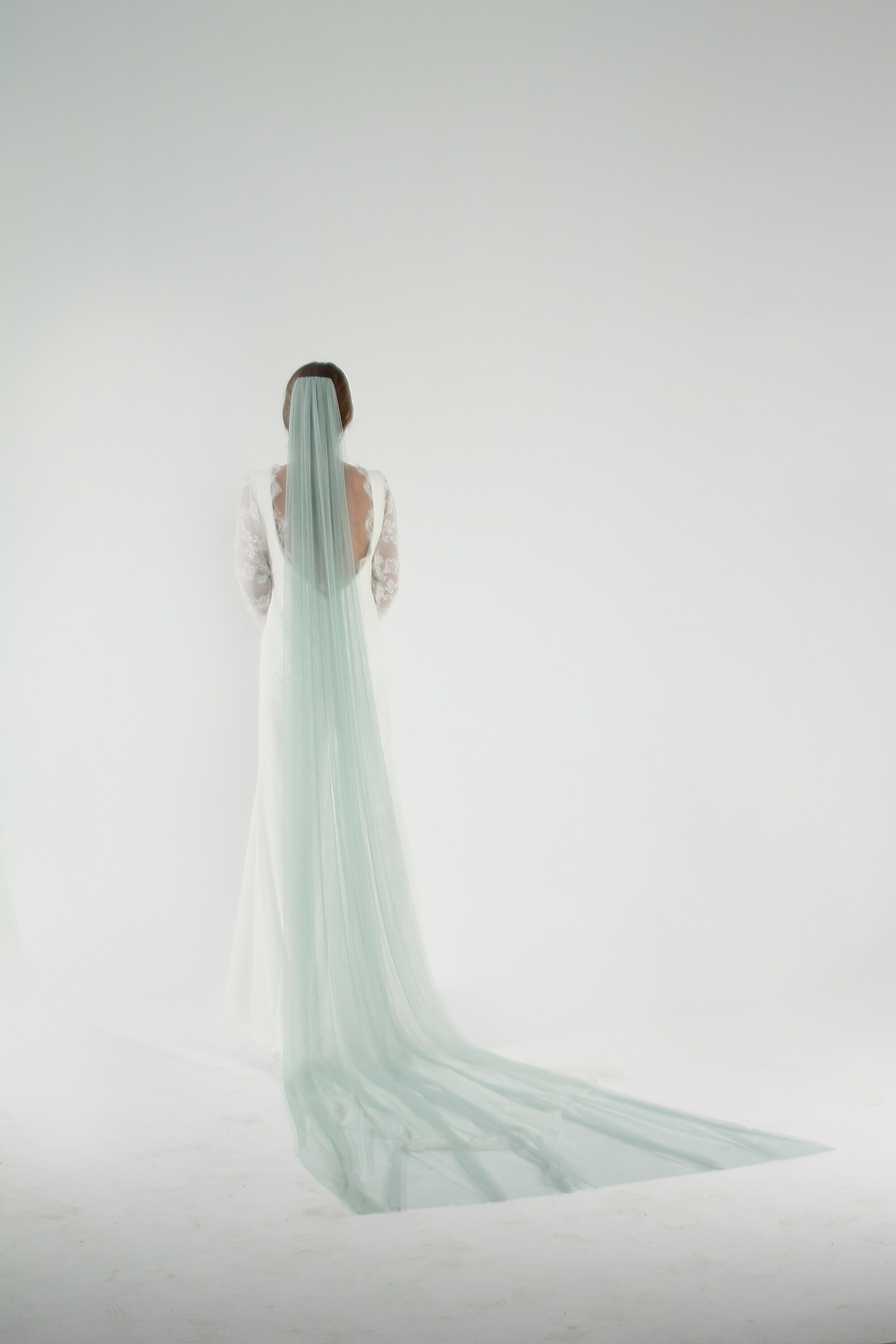 Mint Green Veil Mint Green Wedding Veil - Etsy