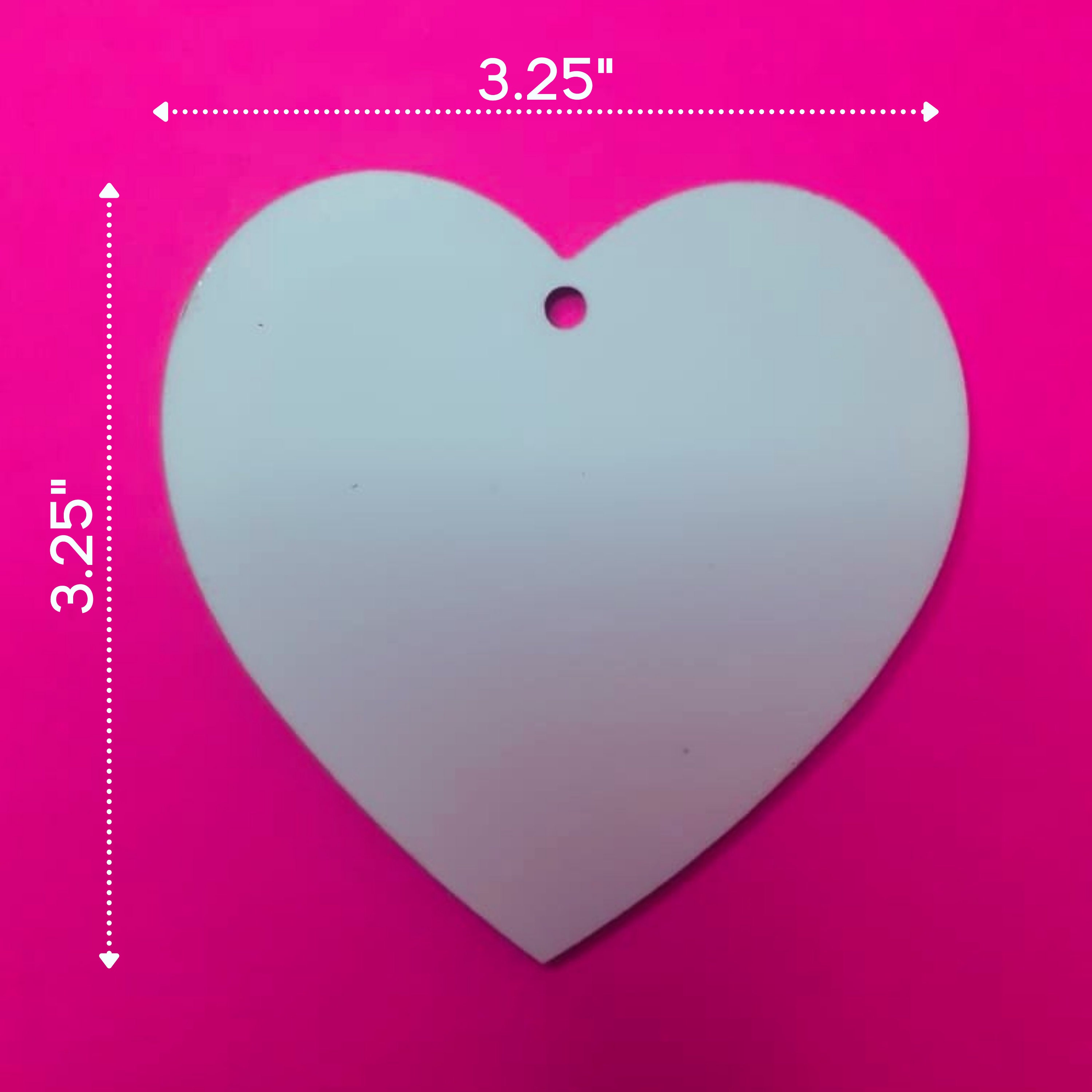 SUBLIMATION ORNAMENTS Blanks, Heart Shape Sublimation Blanks Christmas ...