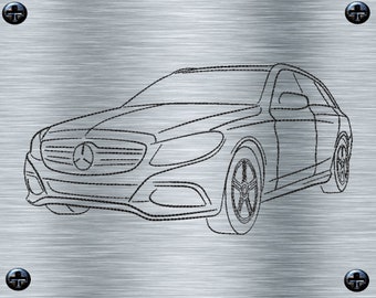 Mercedes Embroidery - Etsy
