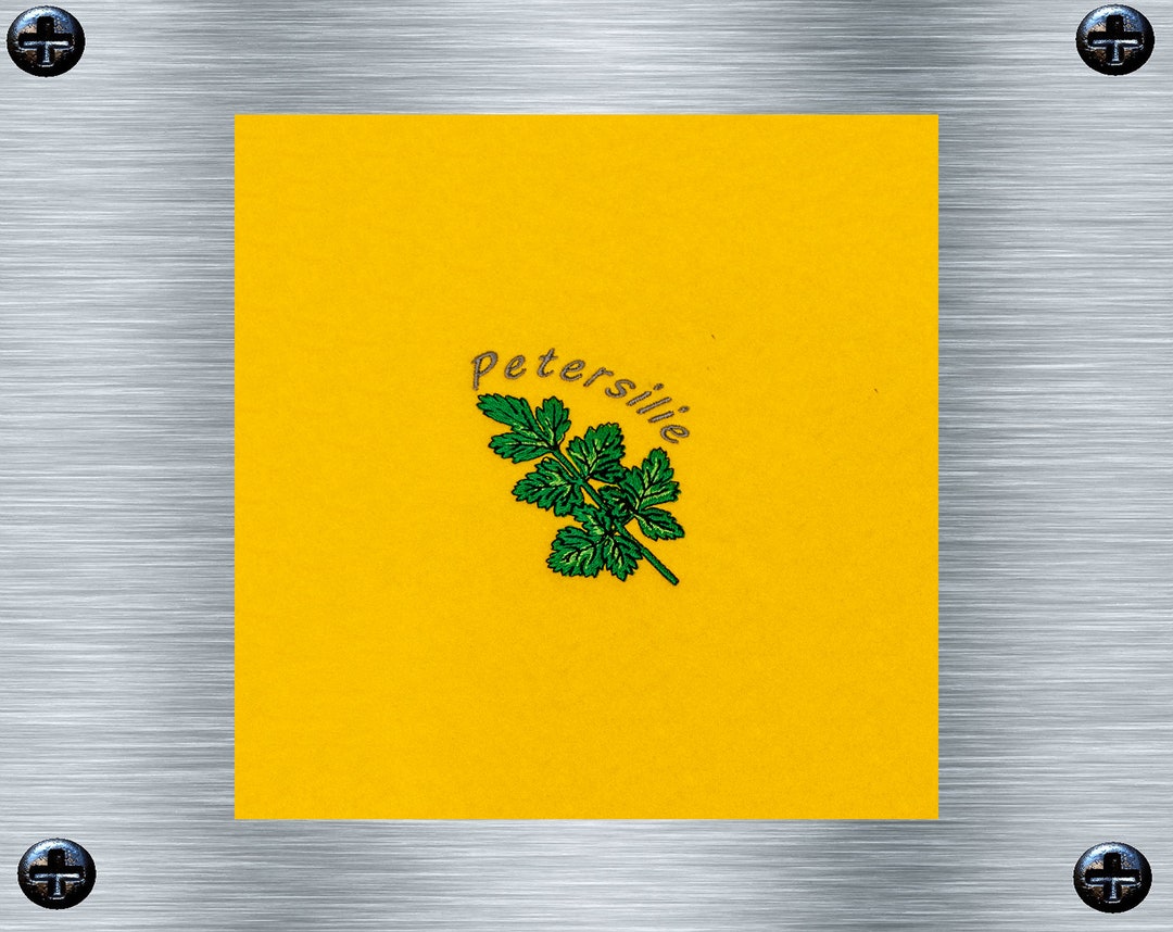 Parsley Embroidery Design - 10 X 10 Frame - Kitchen Embroidery Motifs ...