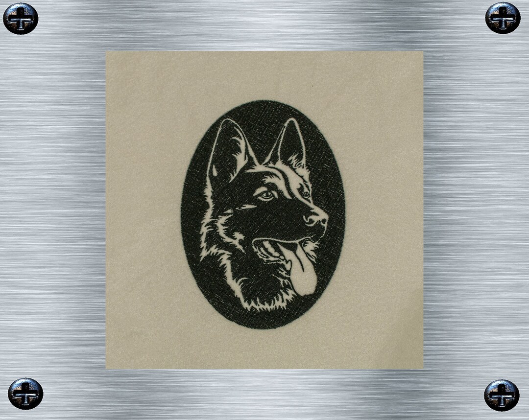 German Shepherd Embroidery File - 13 X 18 Frame - Animal Embroidery ...