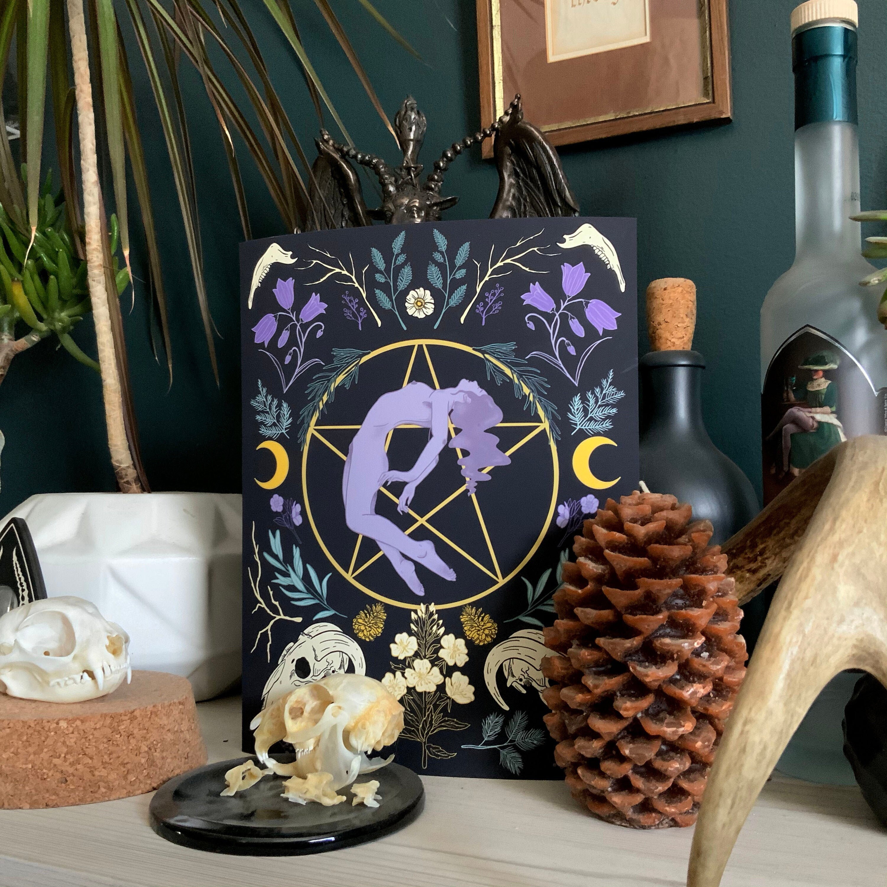 The Witch Illustration 8x10 - Etsy
