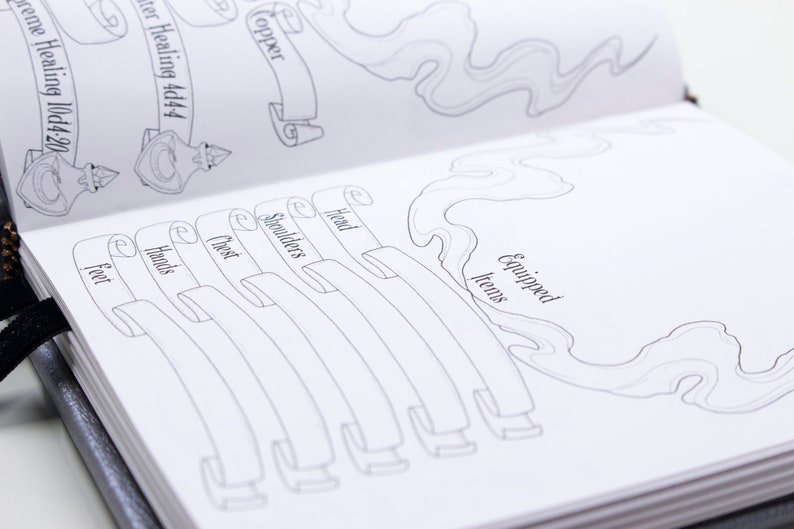 D&D Campaign Spellbook Notebook for 5e Dungeons and Dragons - Etsy UK