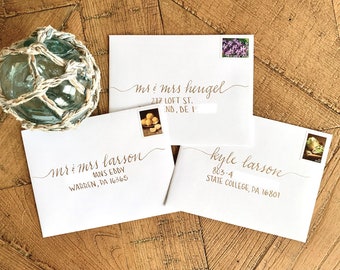 Calligraphy Wedding Invitation Train Ticket With Watercolor Map by ...