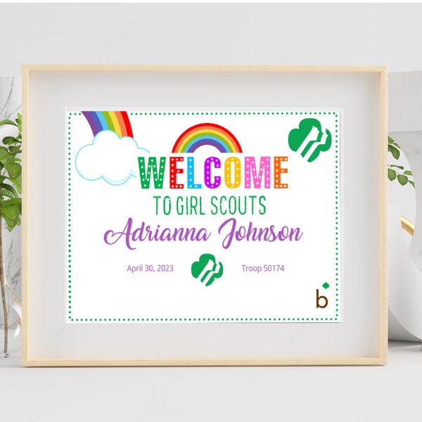 Welcome to Girl Scouts - Etsy