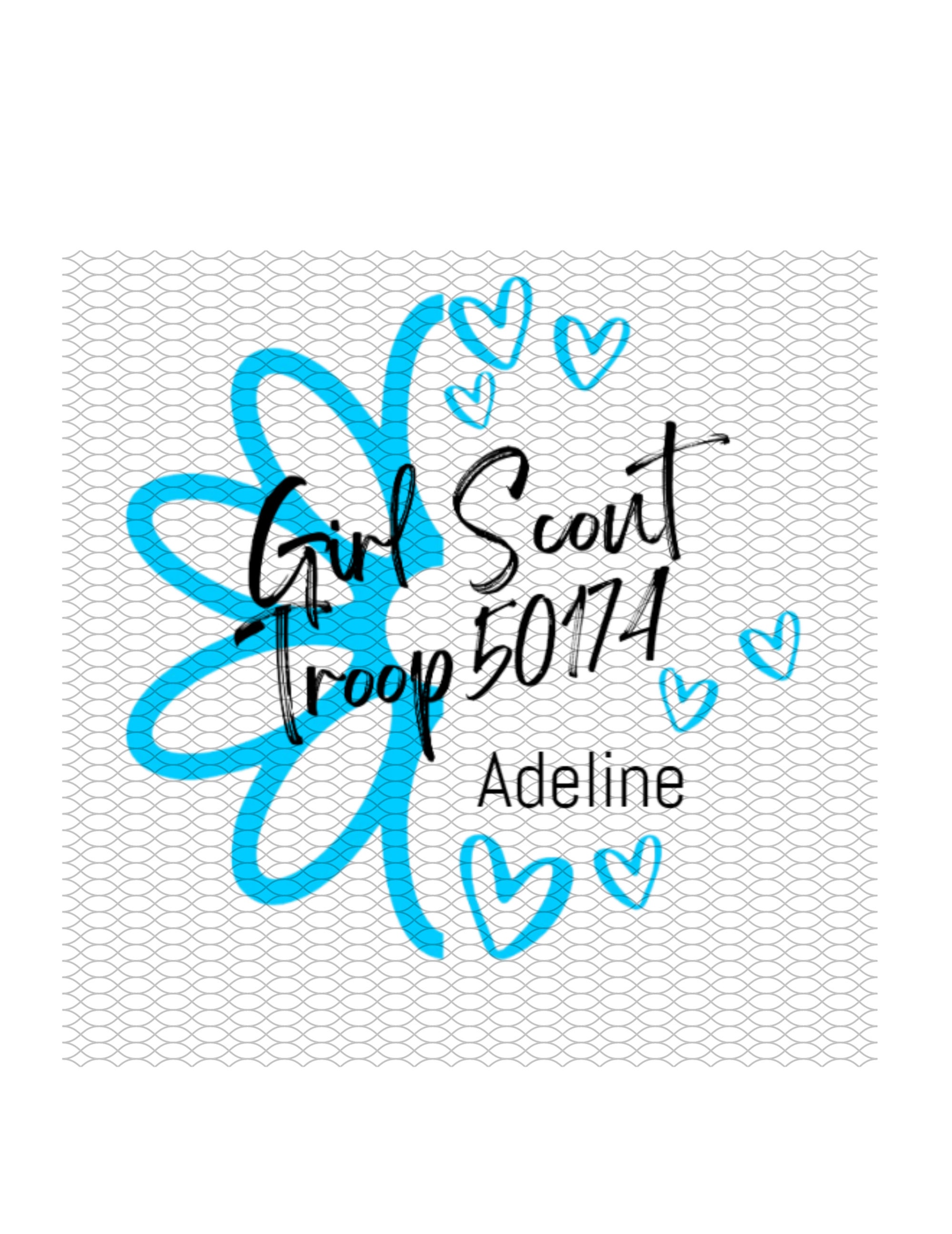 Girl Scout Troop Logo With Troop Daisy, Customizable - Etsy