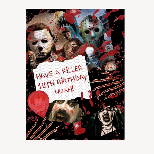 Scary Birthday - Etsy