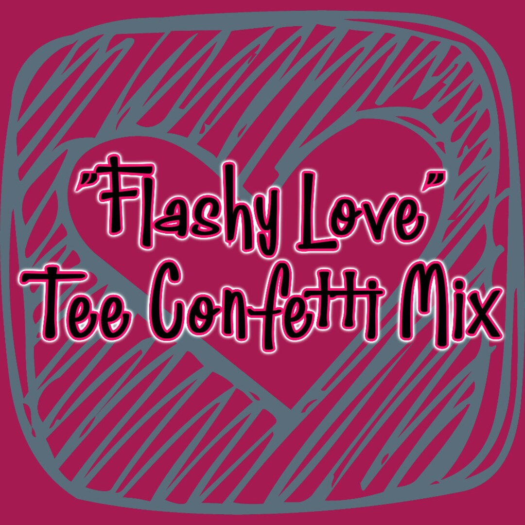Screen Print Confetti, Flashy Love, Screen Print Sprinkles, Custom ...