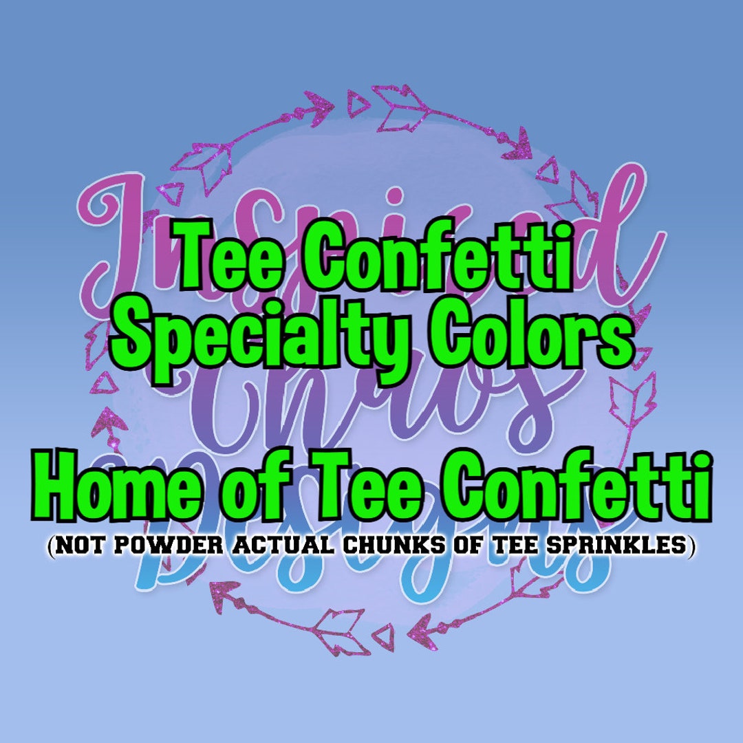 Screen Print Confetti, Screen Print Sprinkles, Chunky Screen Print ...