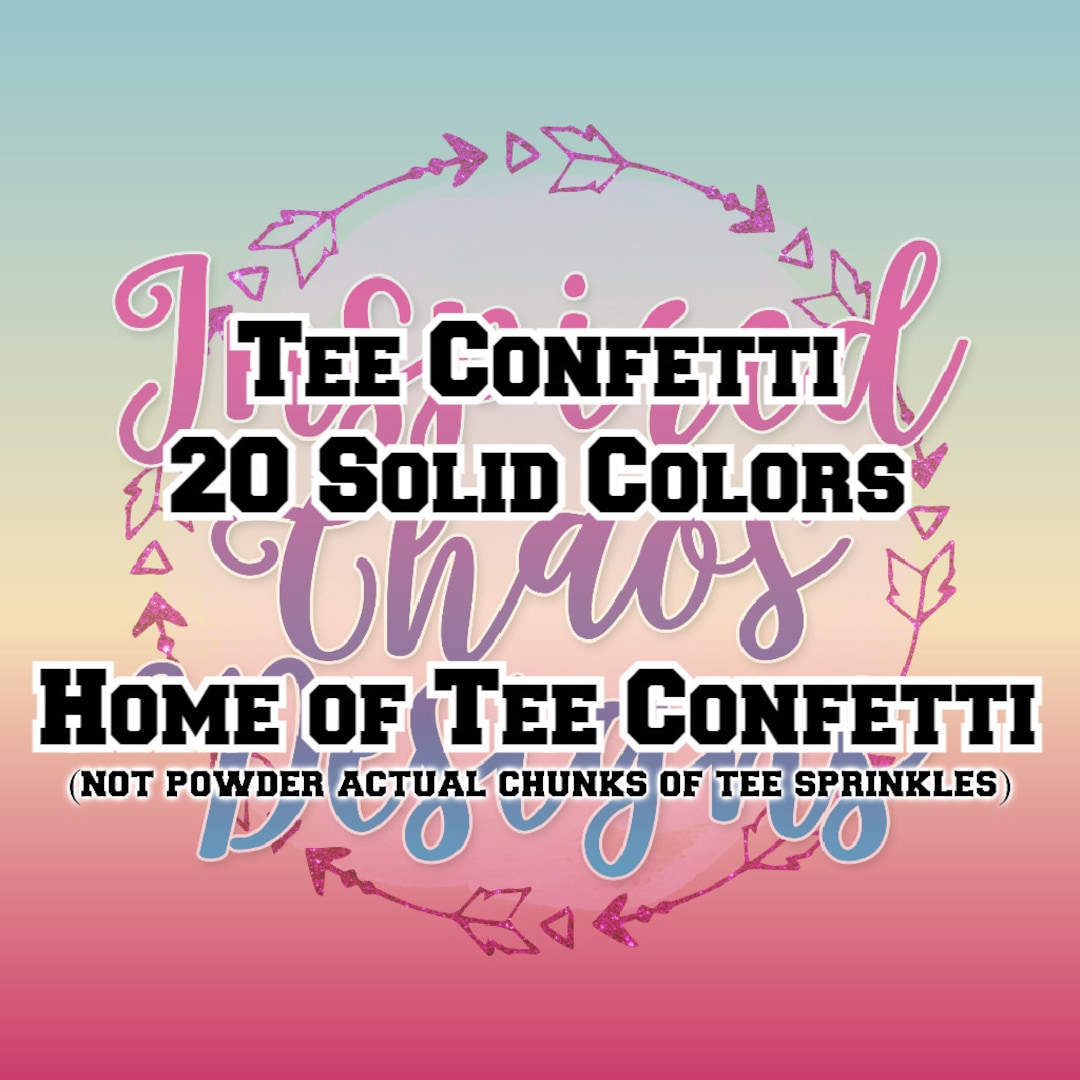 Screen Print Confetti, Screen Print Sprinkles, Chunky Screen Print ...