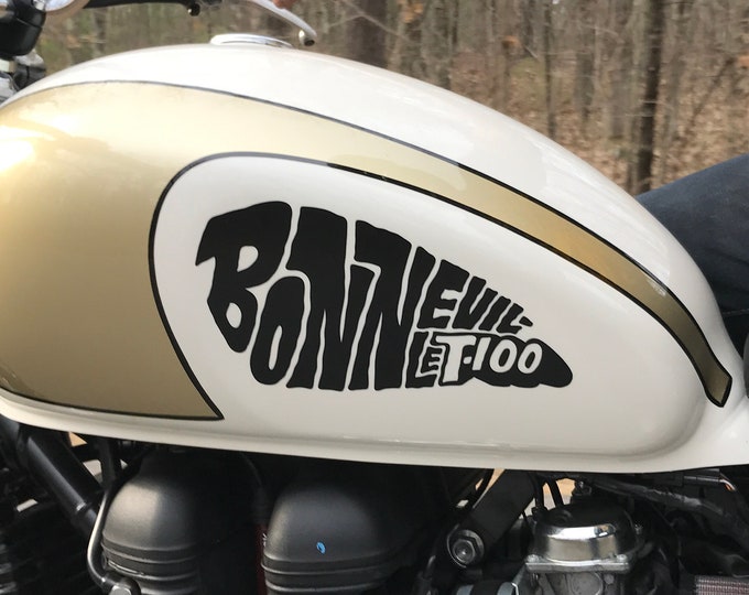 Bonneville T100 Tank Decals - Etsy