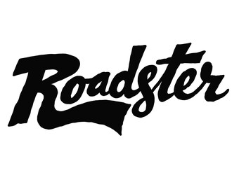 Roadster Decal | Etsy