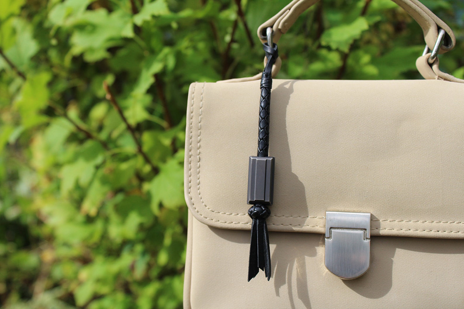 BRAIDED LEATHER LANYARD With Tails Hand Braided...genuine - Etsy