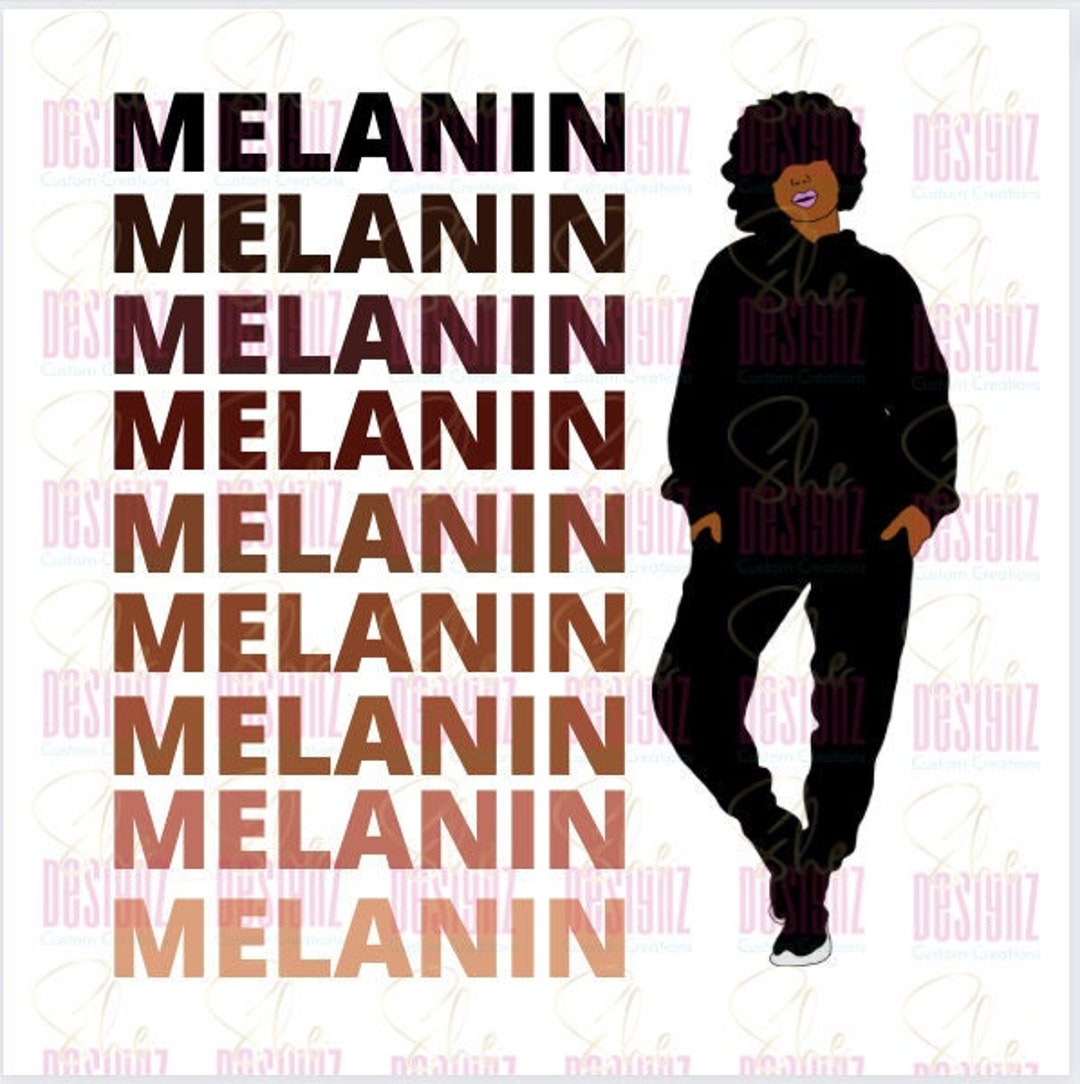 Melanin PNG Digital File - Etsy