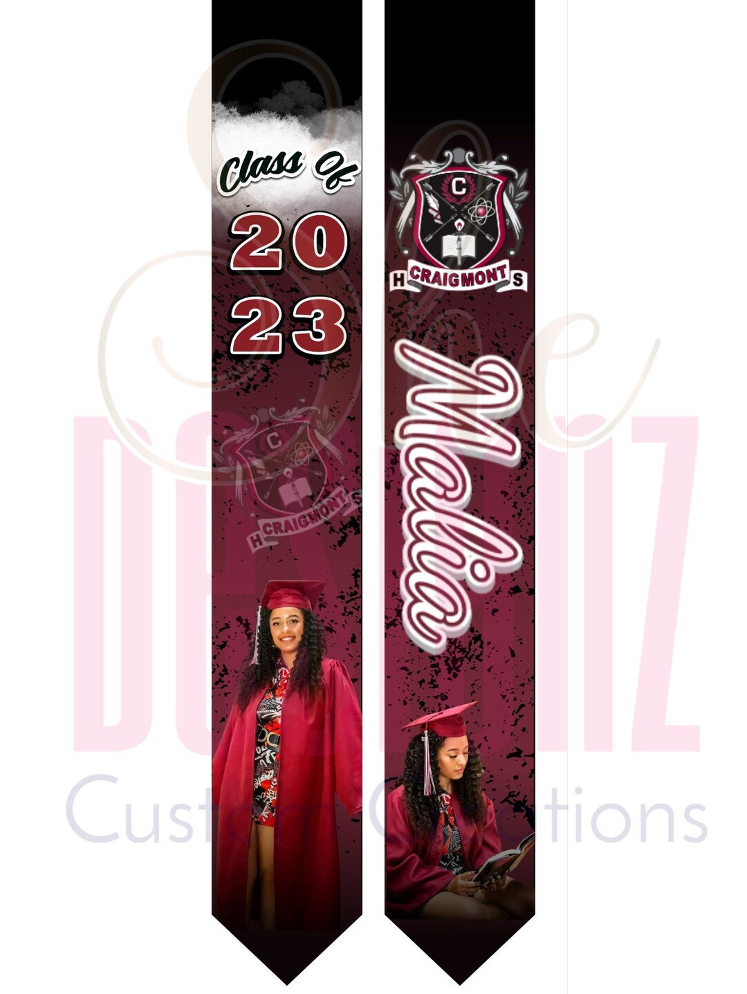 Custom Graduation Stole - Etsy
