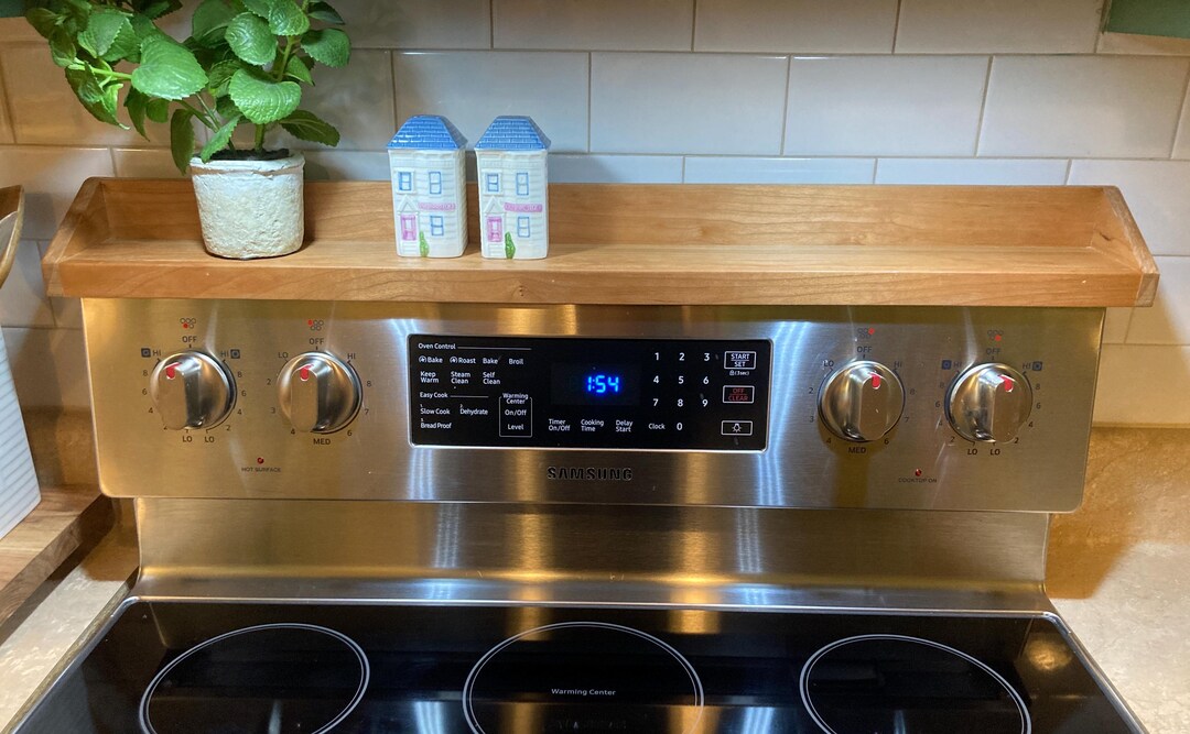 Stove Top Spice Rack-tray-kitchen Shelf-organizer-storage-space Saver ...