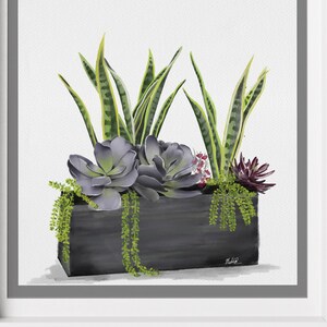 Botanical Print, Succulent Plant Poster, Boho Decor, Plant Lover Gift ...