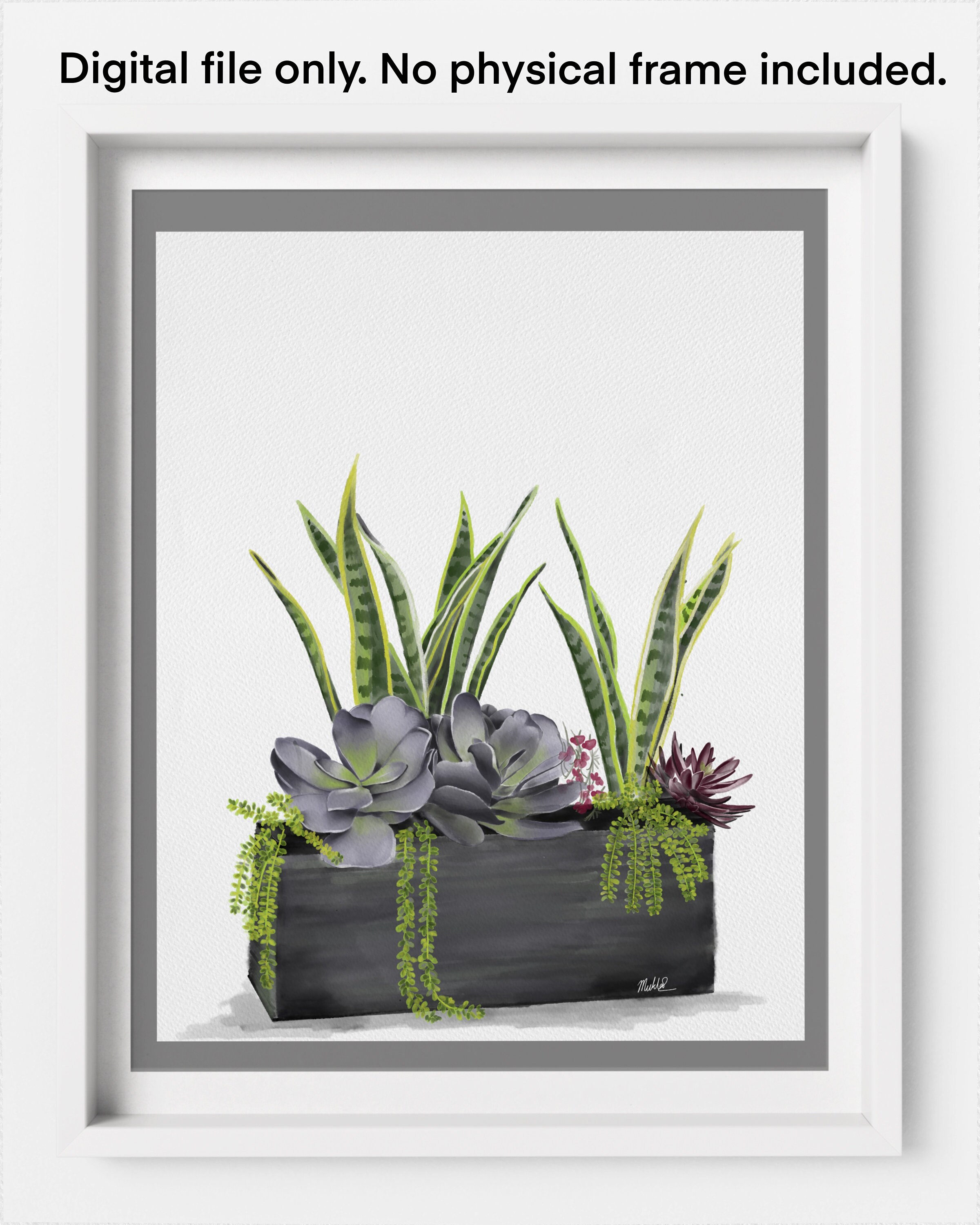 Botanical Print, Succulent Plant Poster, Boho Decor, Plant Lover Gift ...