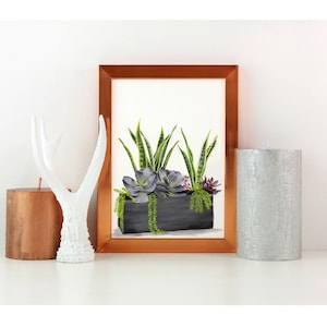 Botanical Print, Succulent Plant Poster, Boho Decor, Plant Lover Gift ...