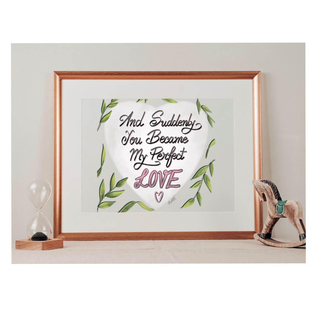 Mama Baby Love Quote, Cute Love Quote, Nursery Decor, Baby Room Decor ...