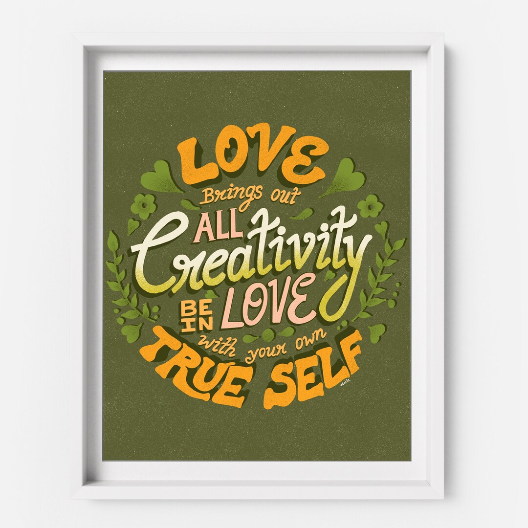 Inspirational Quotes, Wall Art Decor Print, Inspiring Wall Art ...