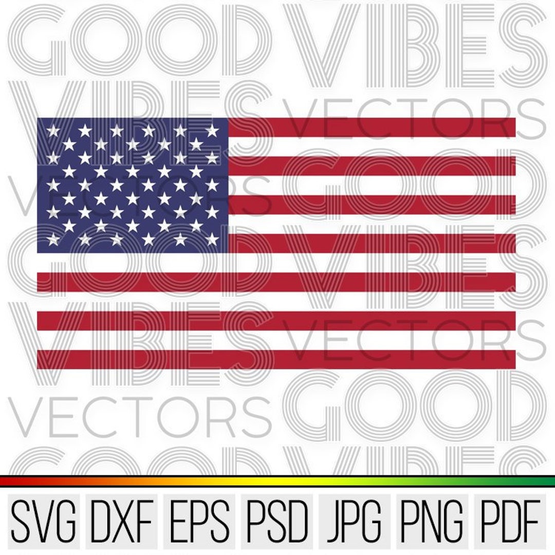 American Flag SVG Stars and Stripes SVG Cut File for Cricut ...