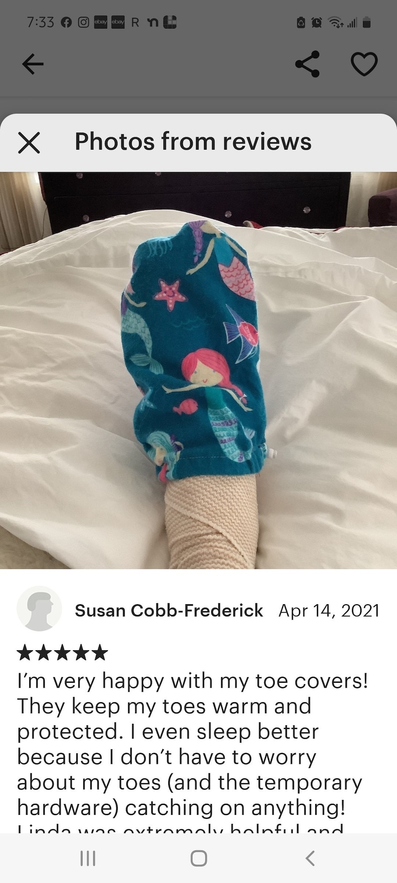 Toe-zy Cozy: Toe Cover, Foot Cover for Those in Casts, Medical Walking ...