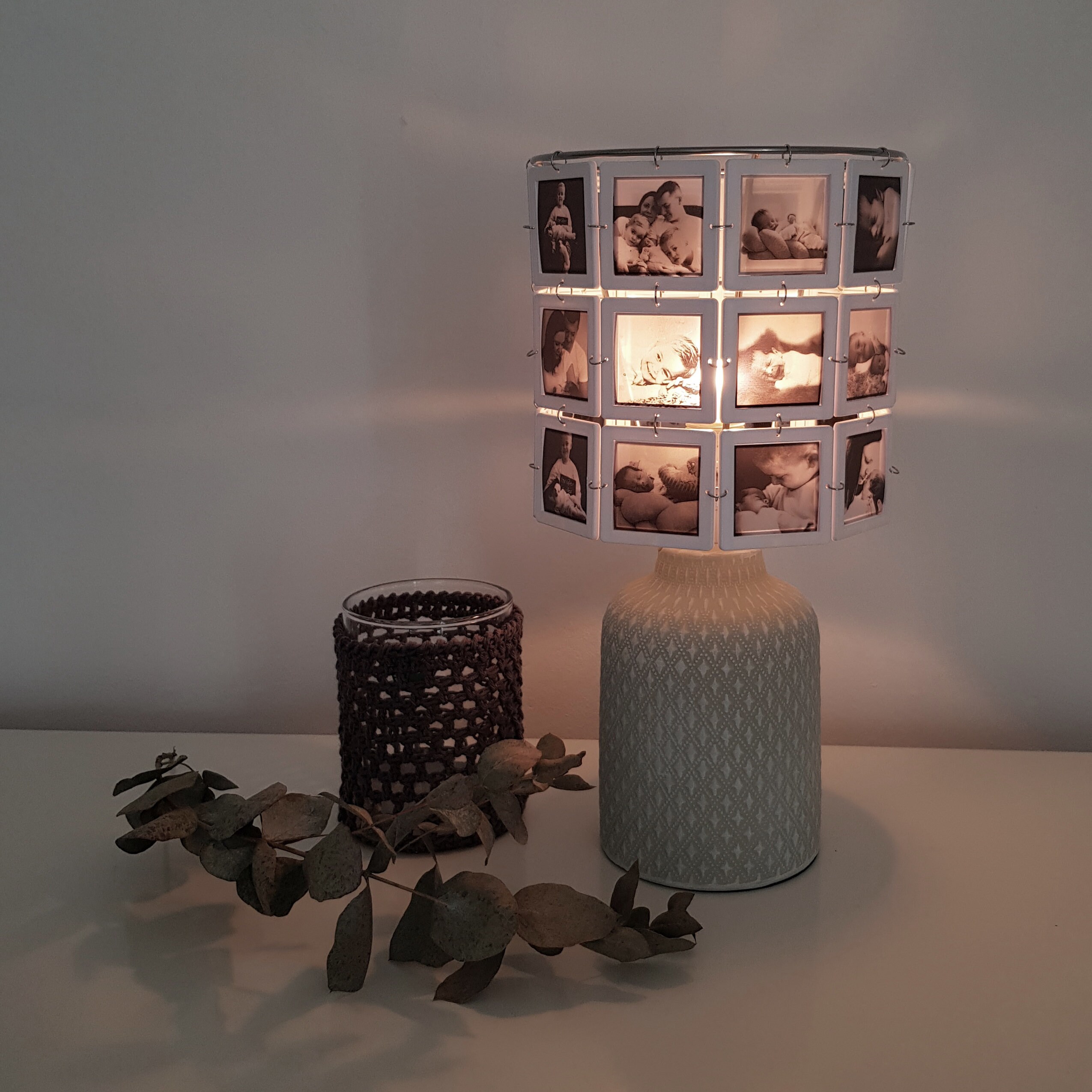 Customizable Photo Lamp With 30 Own Photos: Smallcaro - Etsy UK