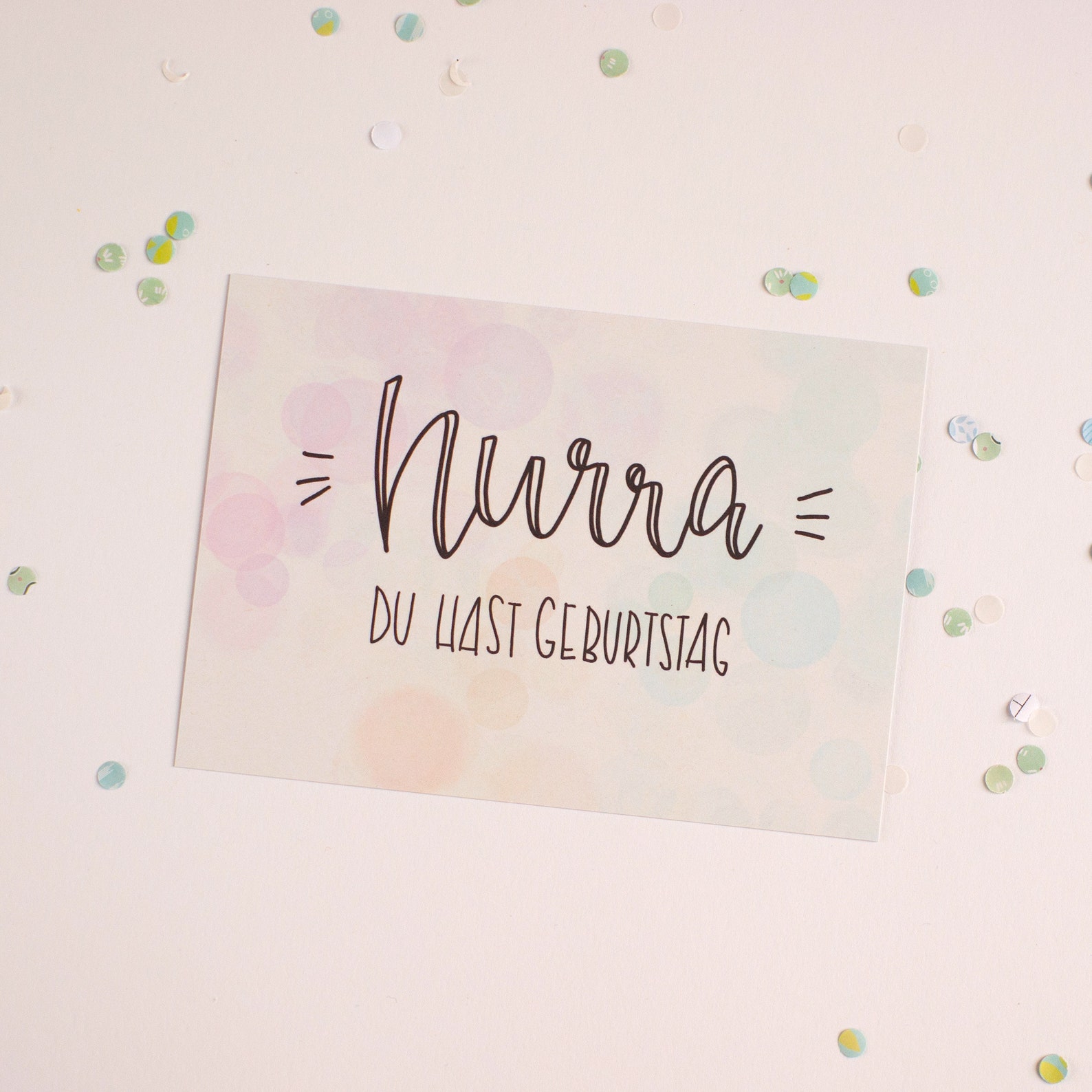 Card Set Hurrah You Have Birthday 6 Pieces - Etsy